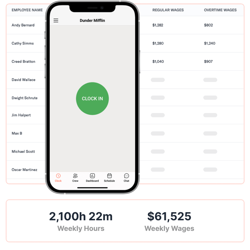 Mobile Time-Tracking App for Construction Contractors | Hammr