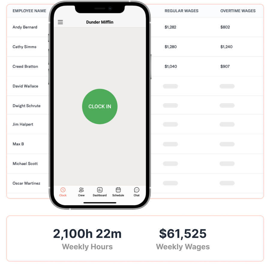 Mobile Time-Tracking App for Construction Contractors | Hammr