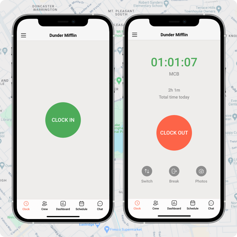 Mobile Time-Tracking App for Construction Contractors | Hammr