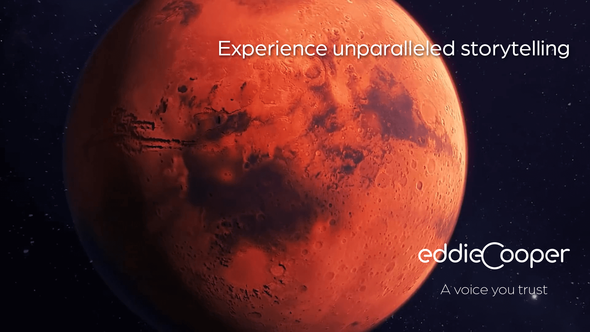 Eddie Cooper - A voice you trust.