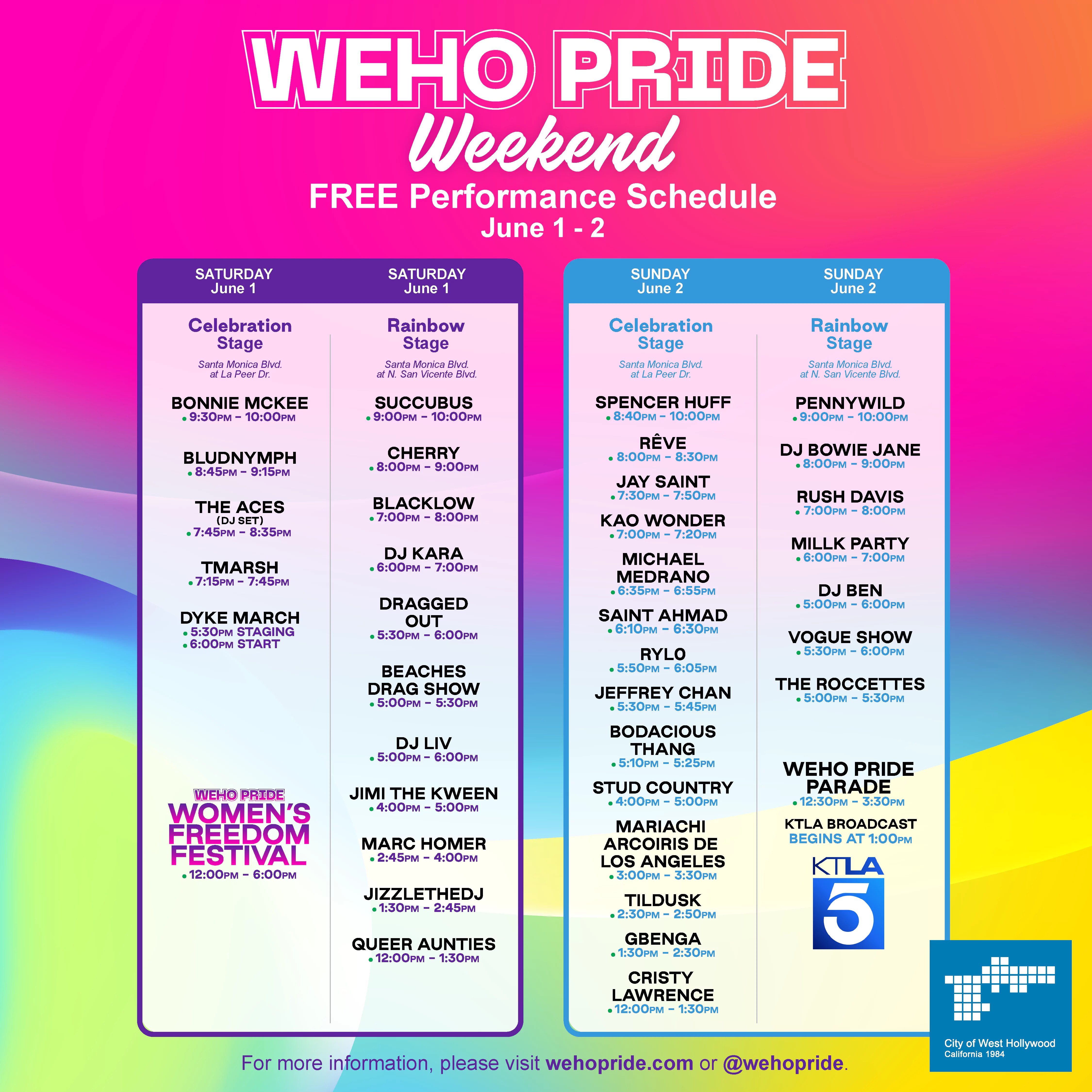 WeHo Pride Street Fair