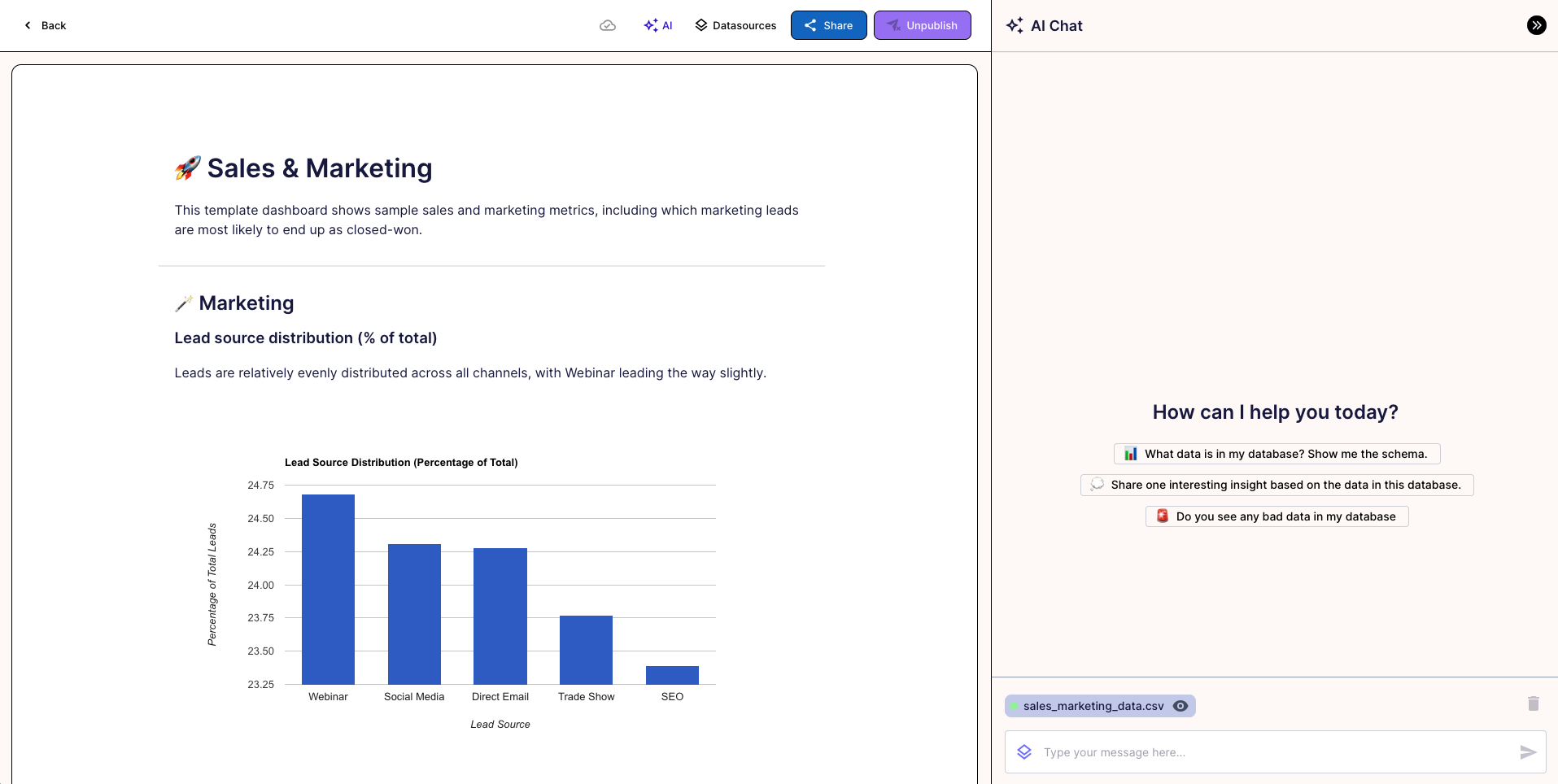 Nexa: AI-Powered Analytics for Startups