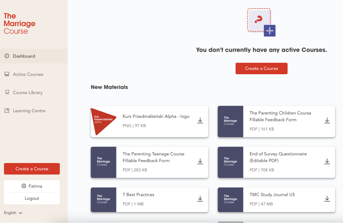 The Marriage Course builder - The Marriage Course