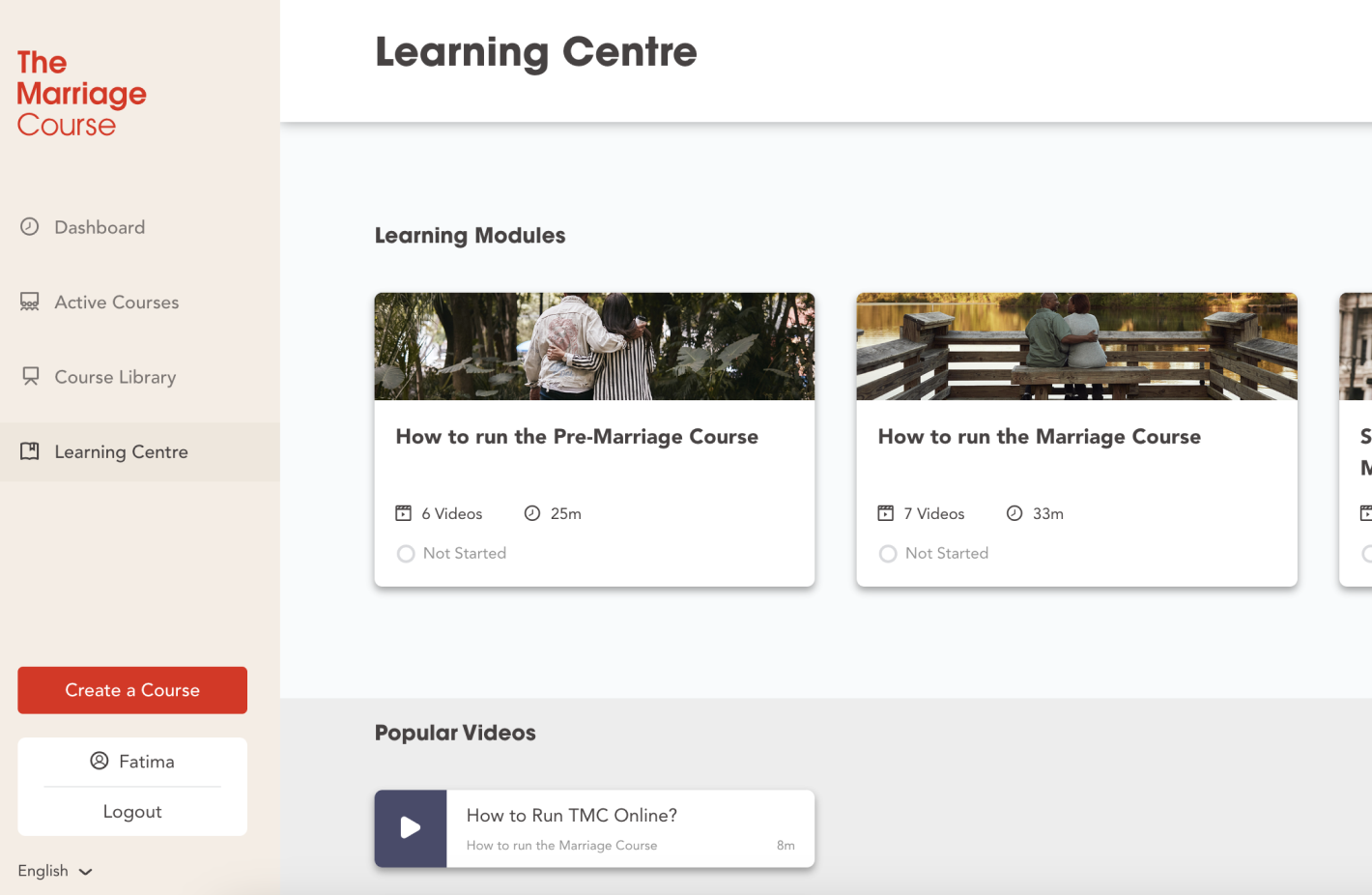 The Marriage Course builder - The Marriage Course