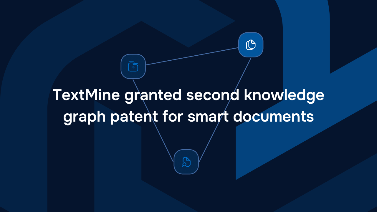 TextMine granted second knowledge graph patent for smart documents