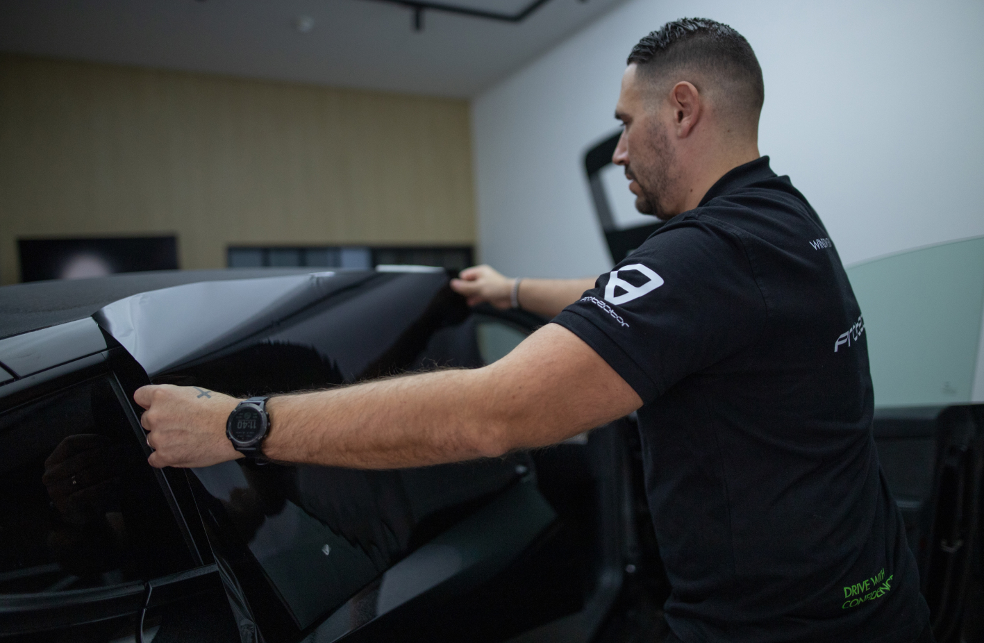 Automotive window film and PPF