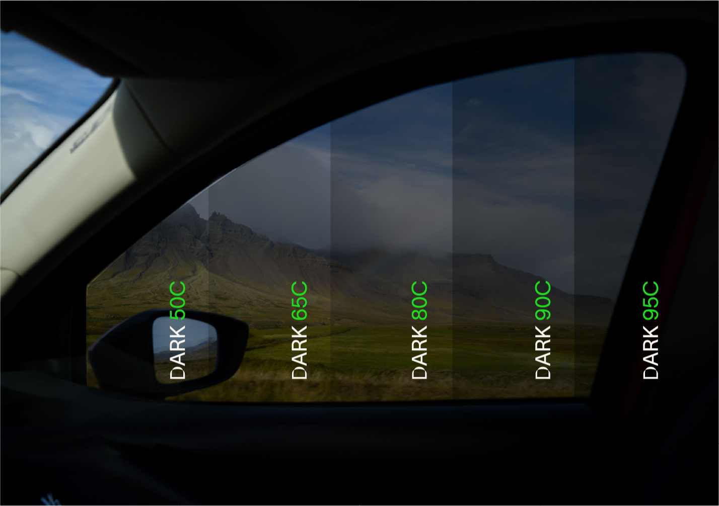 Dark Dyed Window Tint