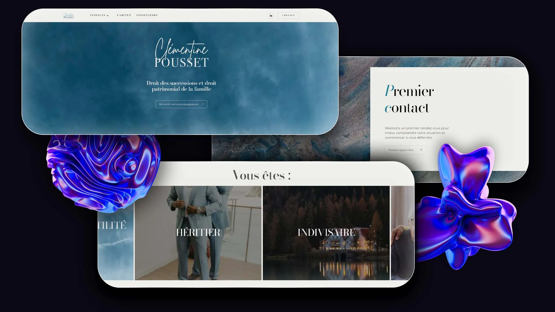 Clémentine Pousset, un site d'avocat pour des successions sans encombre