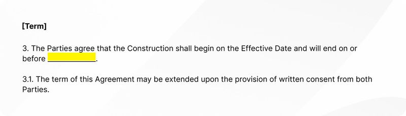 Download Free Construction Contract Agreement Template