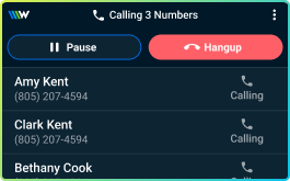 WAVV Embedded Dialer