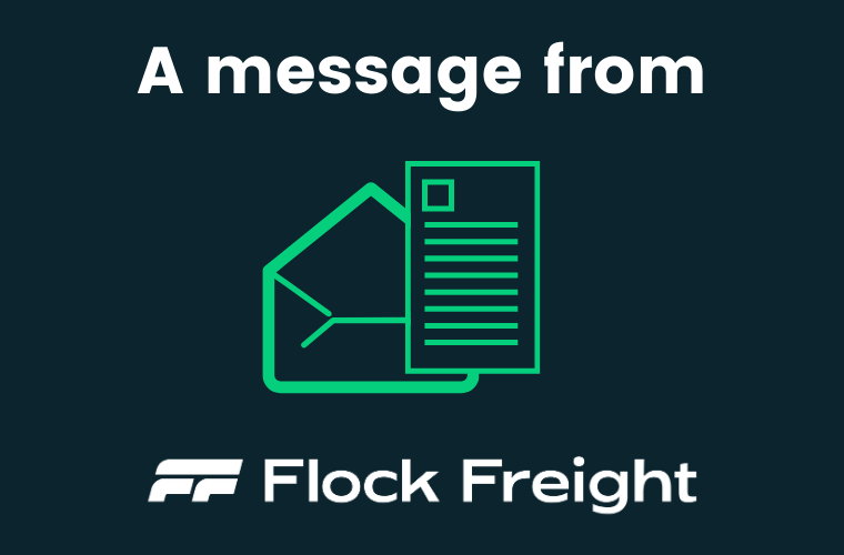 A letter from our Founder and CEO | Flock Freight