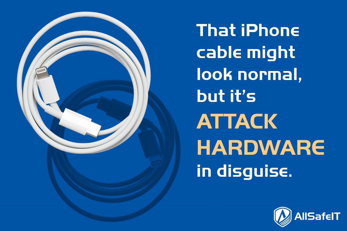 When iPhone Cables ATTACK! | IT Support Los Angeles | AllSafe IT