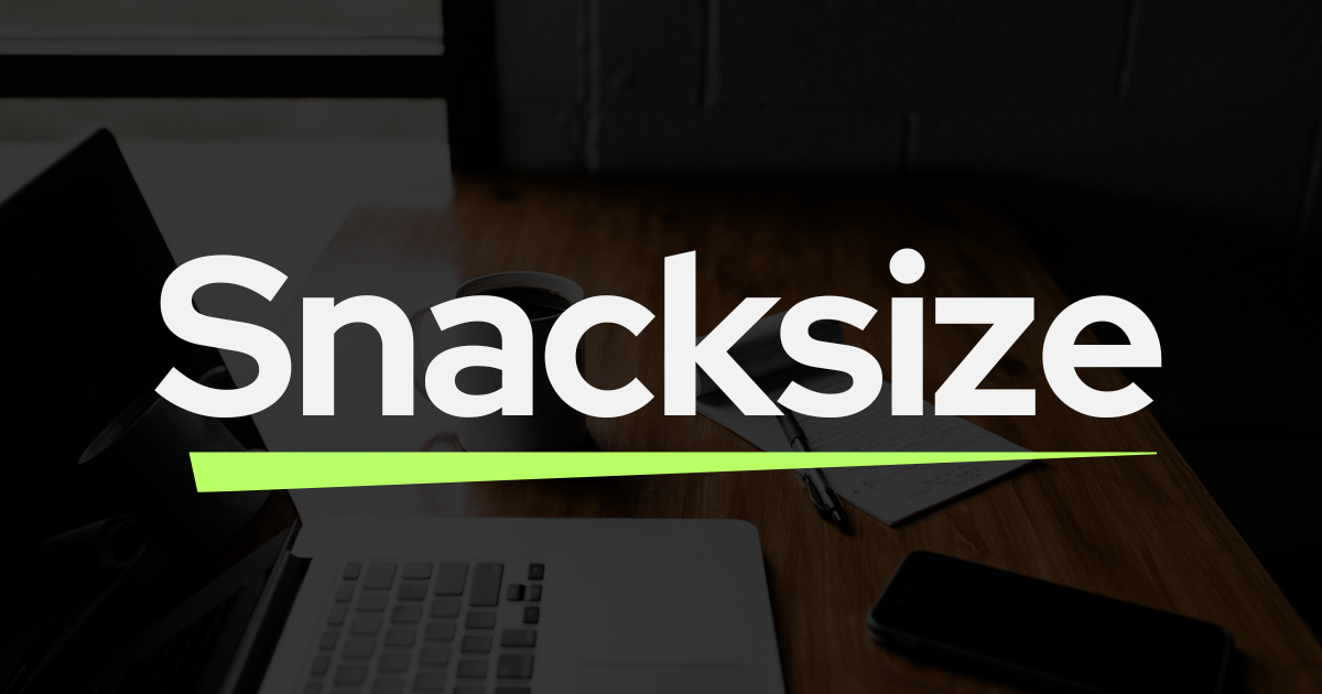 Snacksize | On-Demand Creative Marketing Subscription