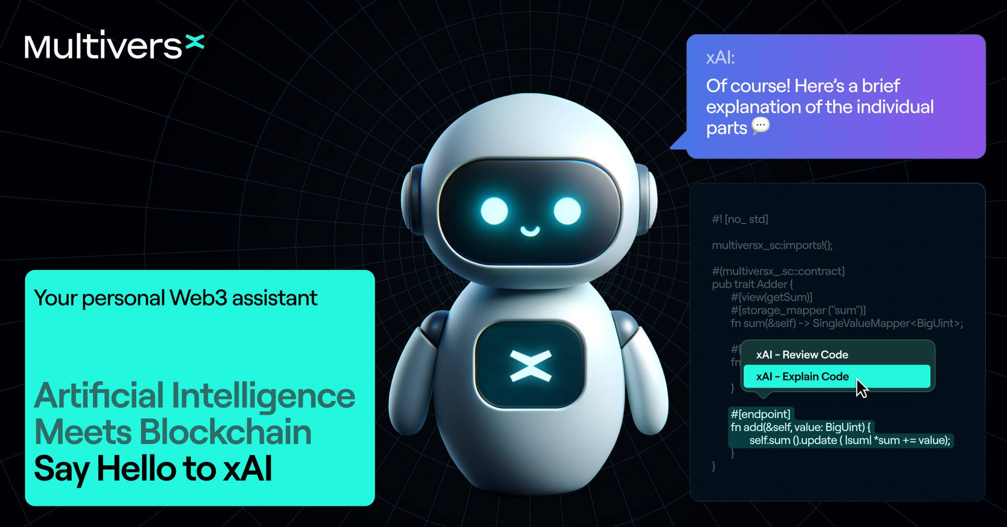 Artificial Intelligence Meets Blockchain: Say Hello to xAI — The MultiversX Blog