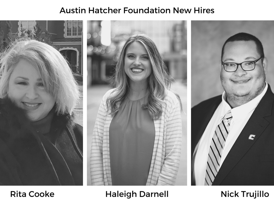 Austin Hatcher Foundation for Pediatric Cancer Adds Three New Staff Members