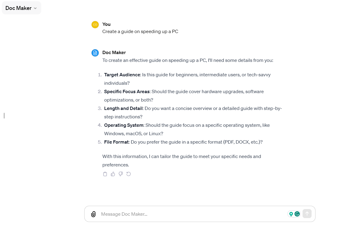 Doc Maker on GPT Review | The world's largest & most trusted source on GPTs.