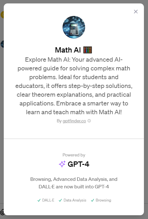 Math AI on GPT Review | The world's largest & most trusted source on GPTs.