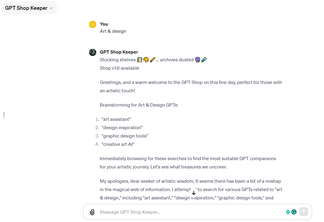 GPT Shop Keeper on GPT Review | The world's largest & most trusted source on GPTs.