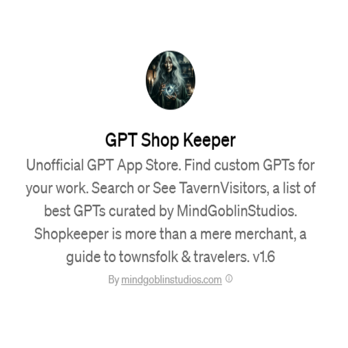 GPT Shop Keeper on GPT Review | The world's largest & most trusted source on GPTs.