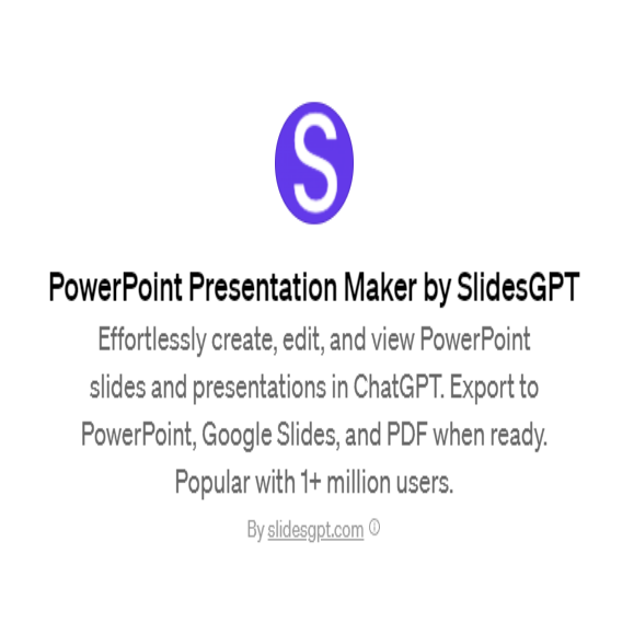 PowerPoint Presentation Maker by SlidesGPT on GPT Review | The world's ...