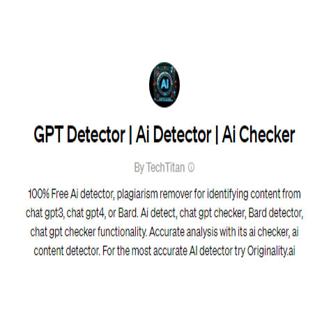 GPT Detector | Ai Detector | Ai Checker on GPT Review | The world's ...