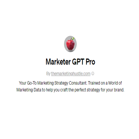 Marketer GPT Pro on GPT Review | The world's largest & most trusted source on GPTs.