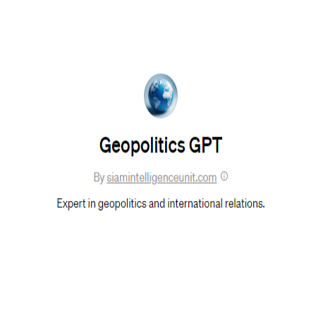 Geopolitics GPT on GPT Review | The world's largest & most trusted source on GPTs.