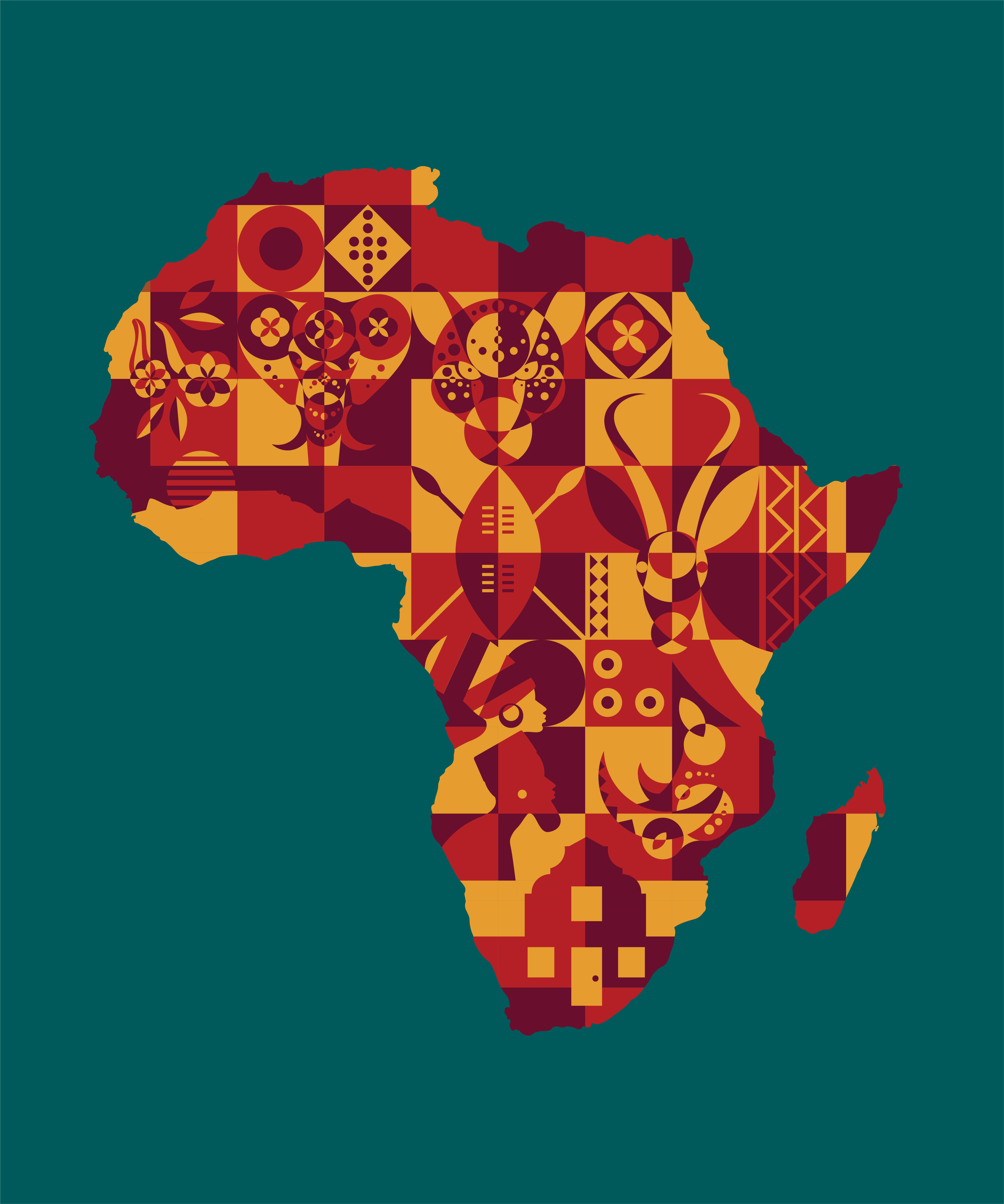 South Africa Murals — Environmental Graphics by TJ Derrick