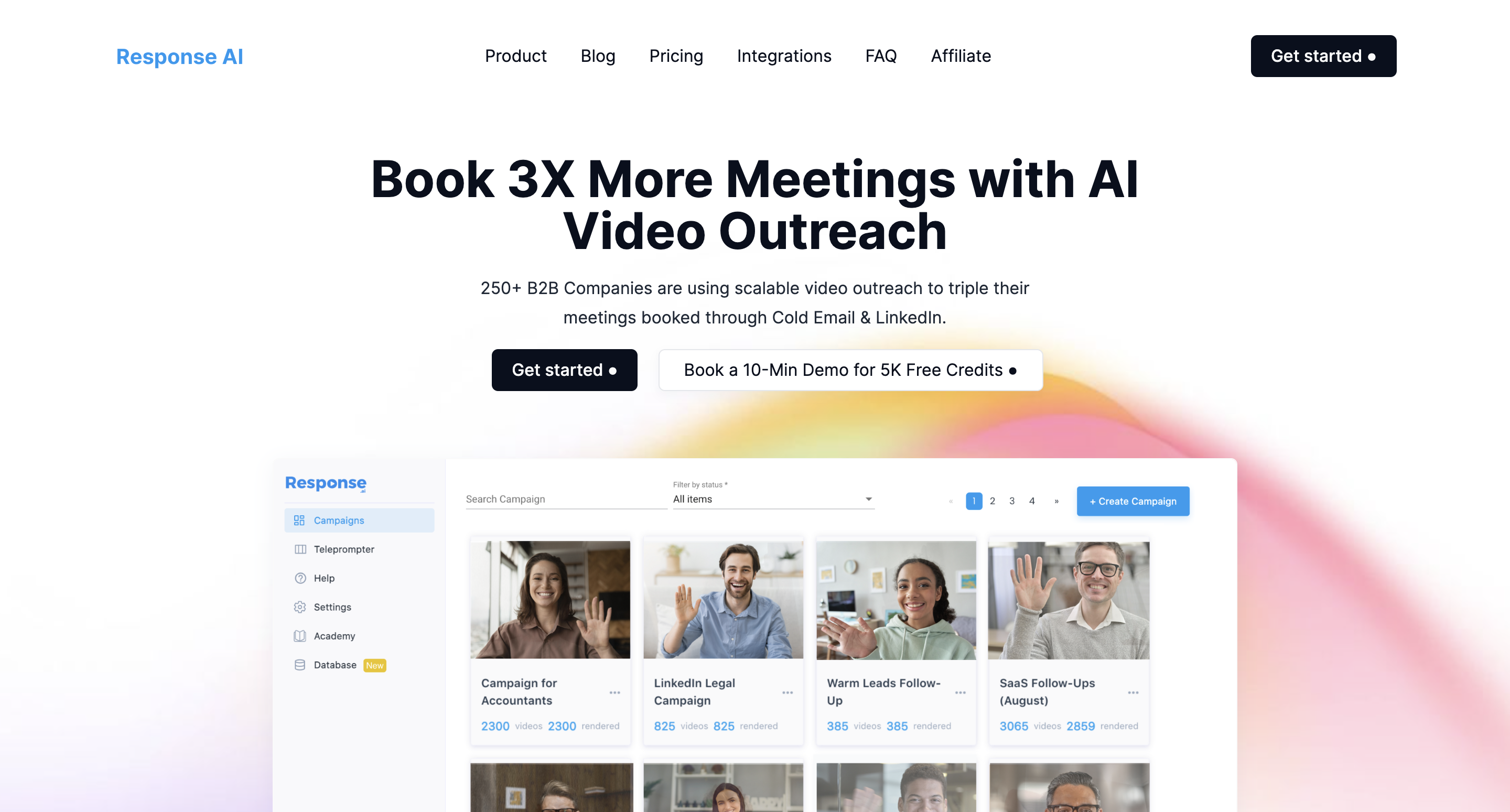 Best AI Video Outreach Tool - Response AI