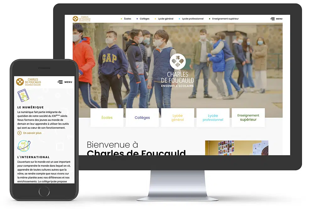 Branding - Ensemble scolaire Charles de Foucauld - Ekole