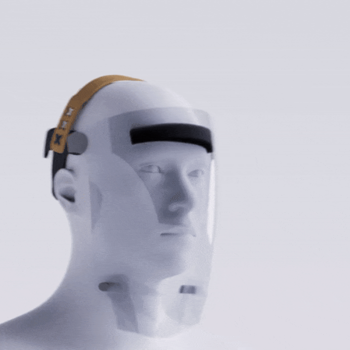 Face Shield Mask Design | Industrial Design | Violet Ease