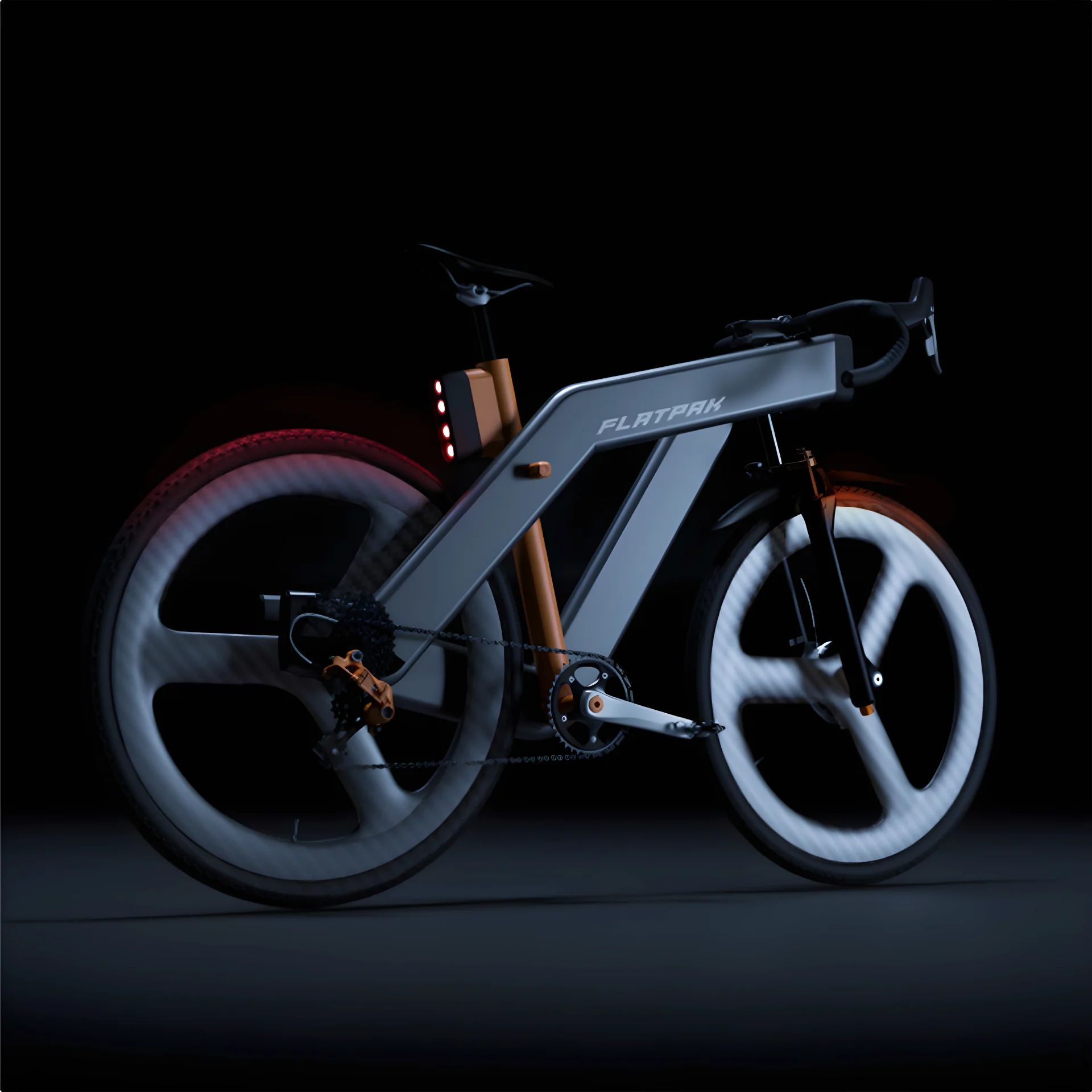 Compact exercise bicycle | Analogy Design