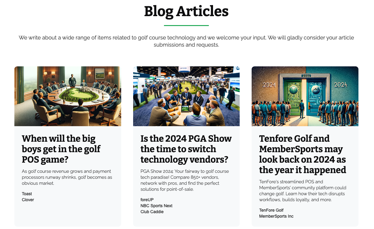 Blog | Golf Course Technology Reviews