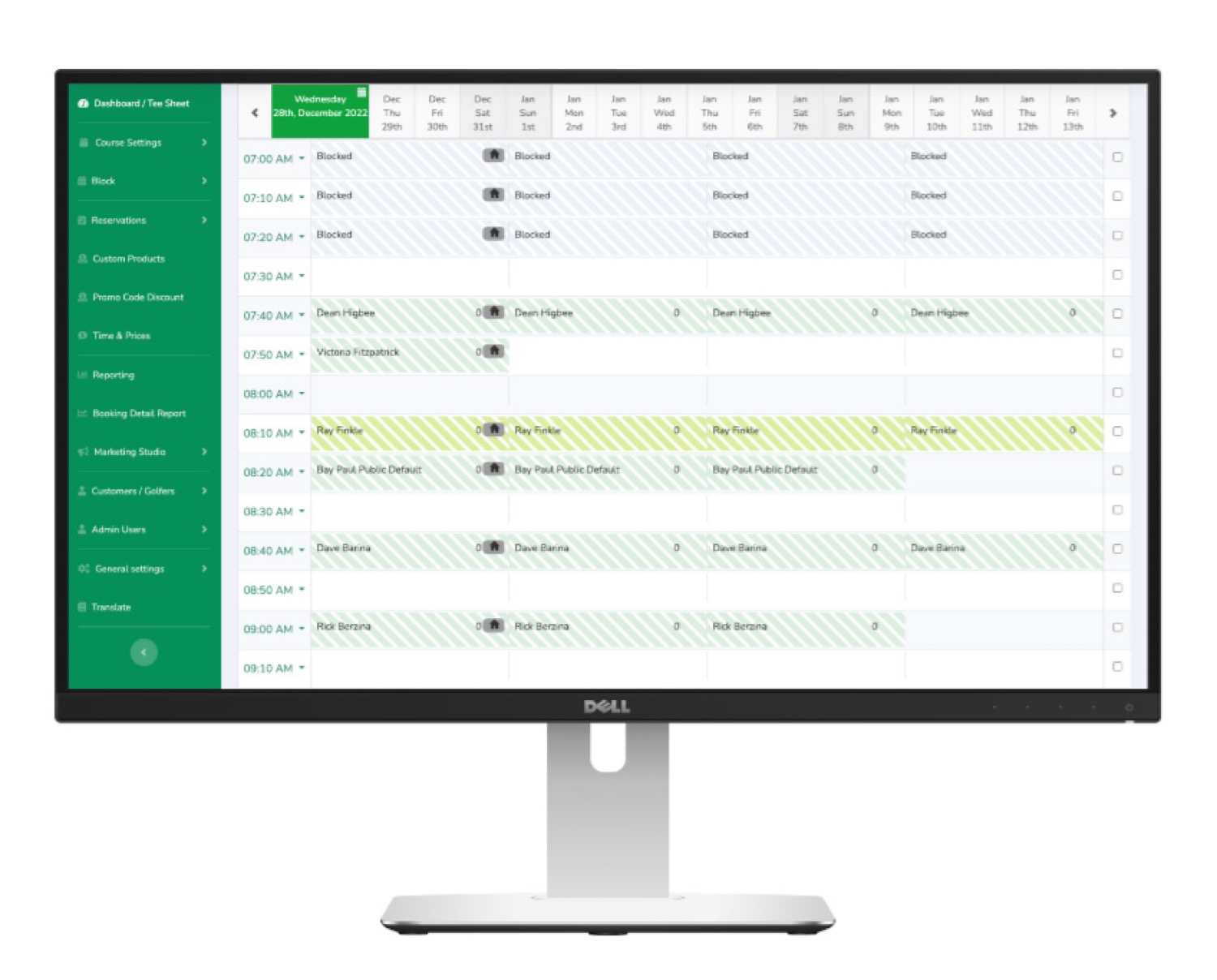Tee Sheet Review | Golf Course Technology