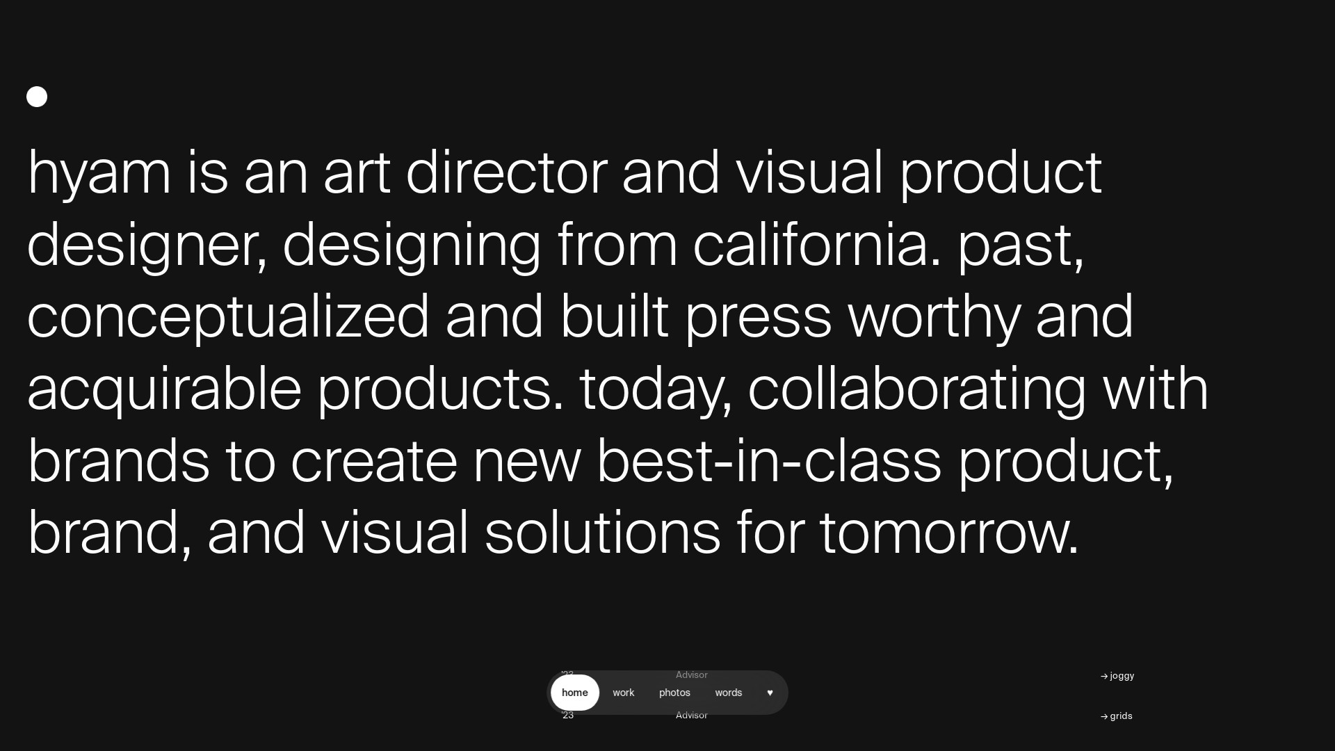 hyam — Portfolio Project — Curated Portfolios from Creatives