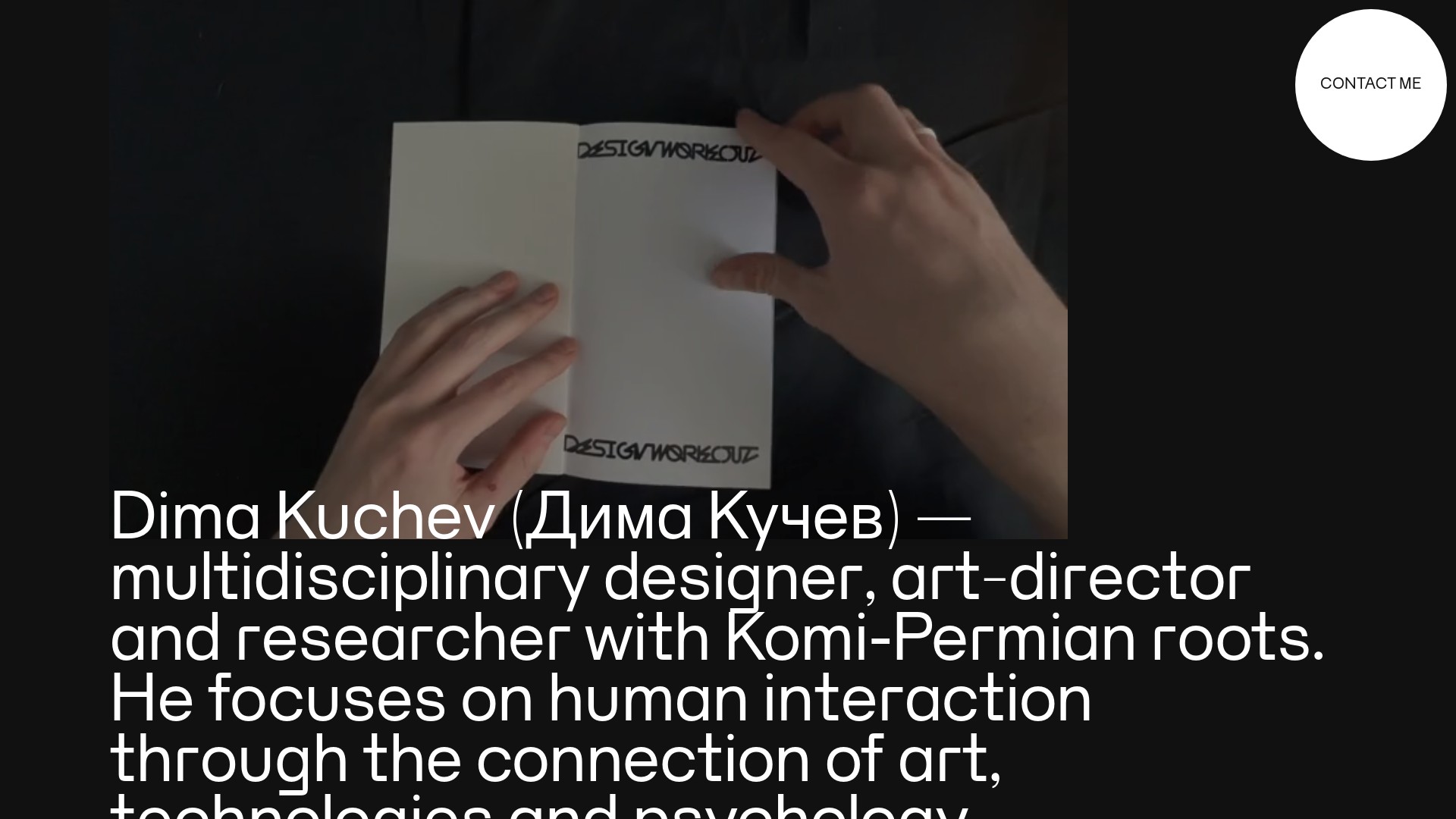 Dima Kuchev — Portfolio Project — Curated Portfolios from Creatives