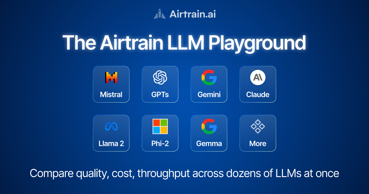 The LLM Playground: March 2024 release and Product Hunt launch