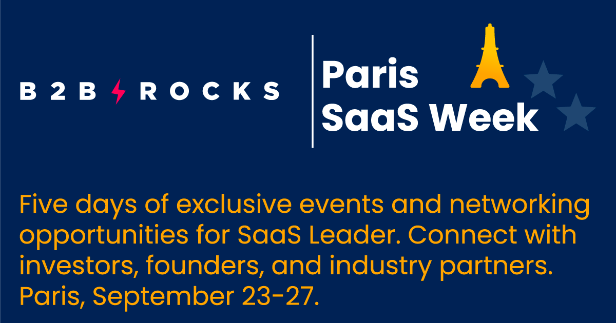 Paris SaaS Week by B2B Rocks