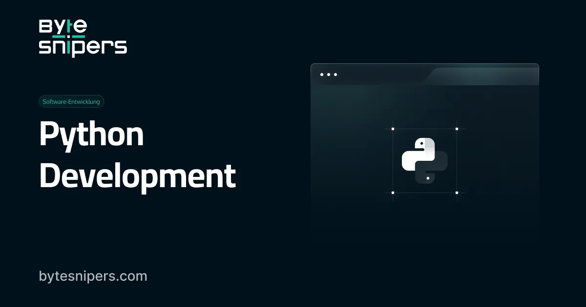 Python Entwicklung • Leistungen • ByteSnipers
