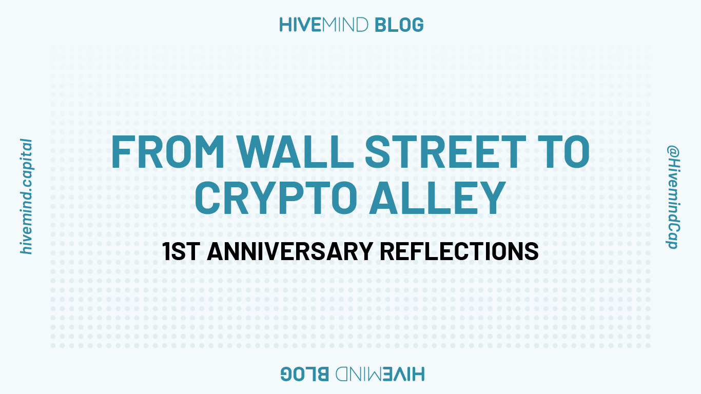 From Wall Street to Crypto Alley - 1st Anniversary Reflections