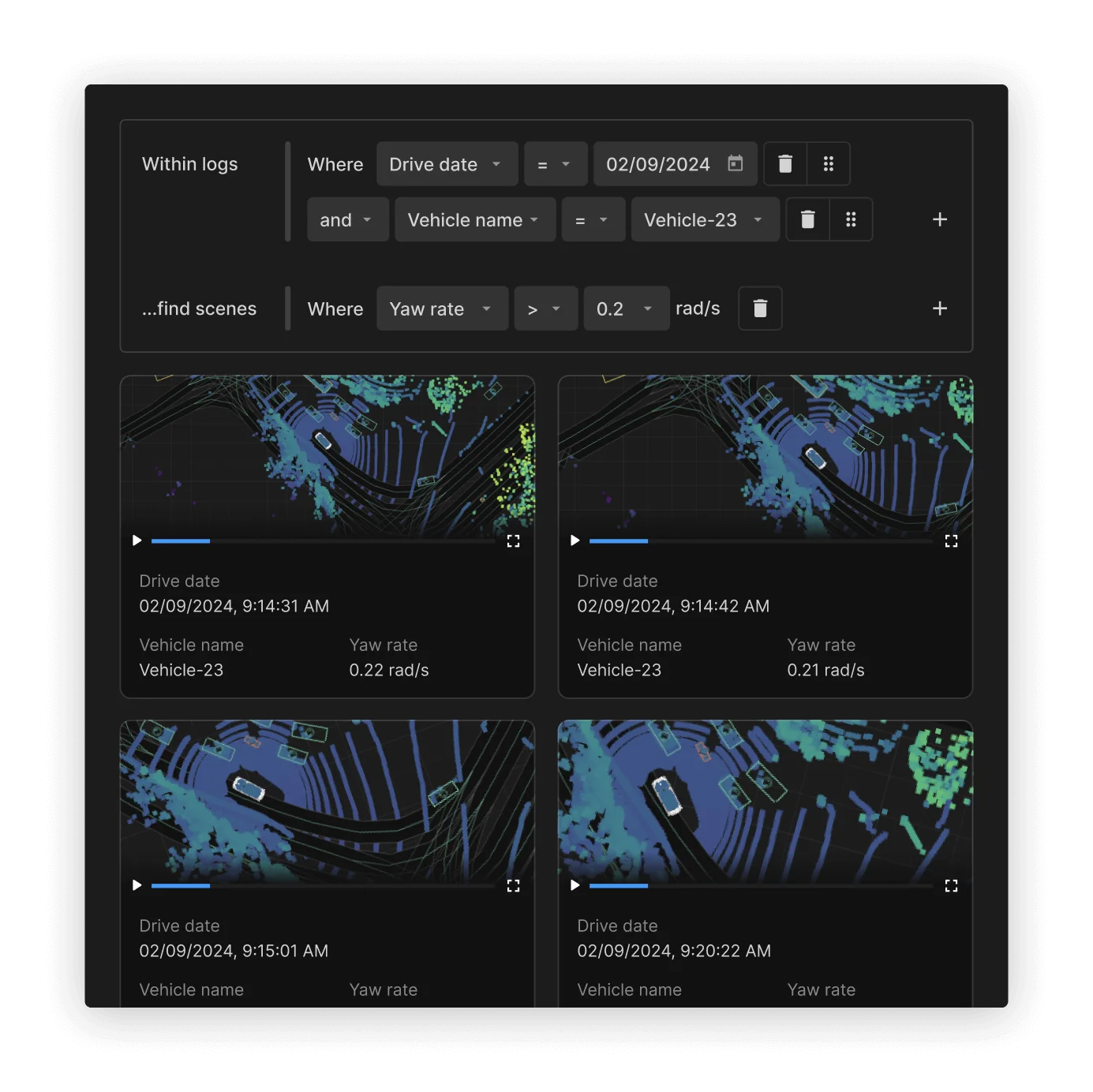 Data Explorer | Cloud-based ADAS analysis | Applied Intuition
