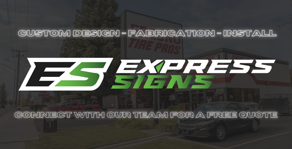 Durable Pan Signs for Effective Branding | Express Signs Fresno