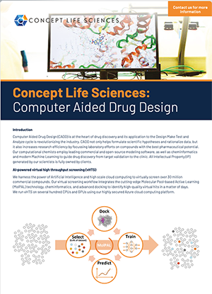 Concept Life Sciences | Flyer | Concept Life Sciences CADD