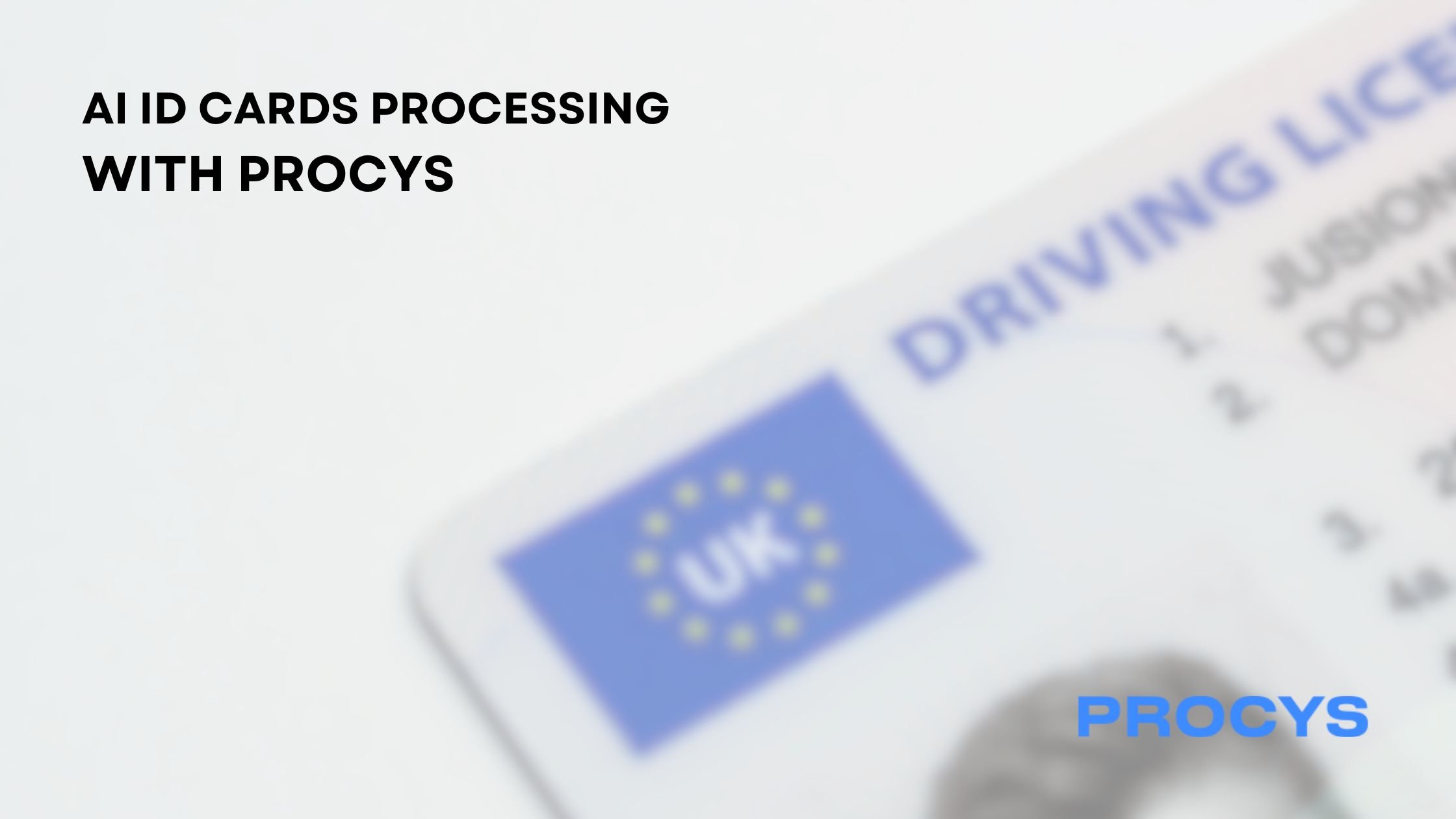 AI Processing of ID cards with Procys - Procys - Intelligent Document ...