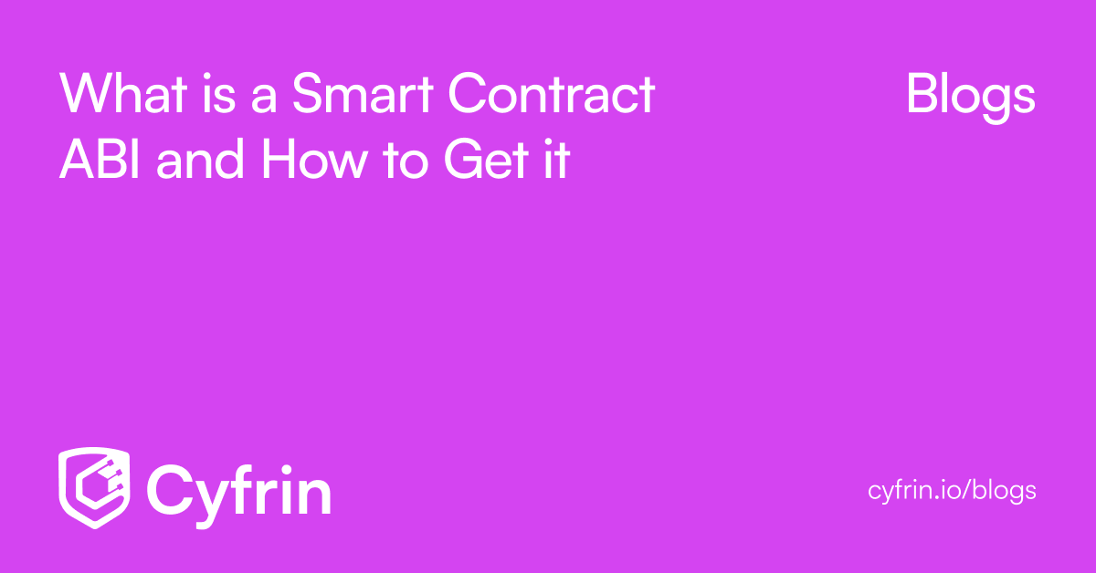 What is a Smart Contract ABI and How to Get it