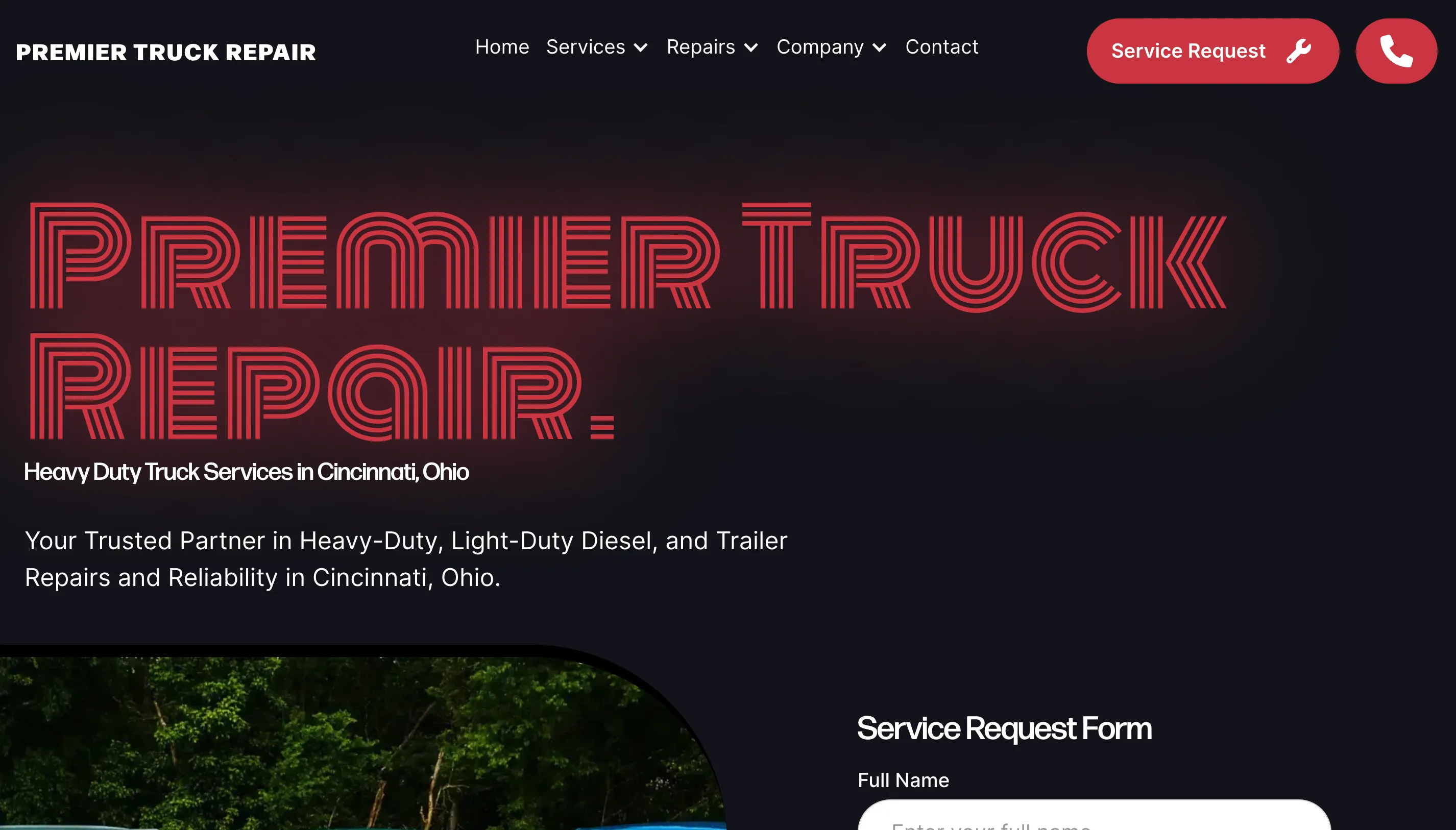 Heavy Duty Truck Services in Cincinnati, Ohio | Premier Truck Repair
