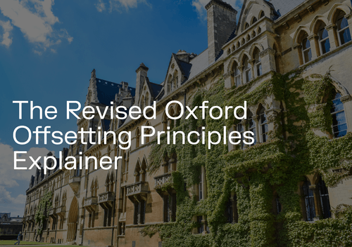 Your guide to the Revised Oxford Offsetting Principles
