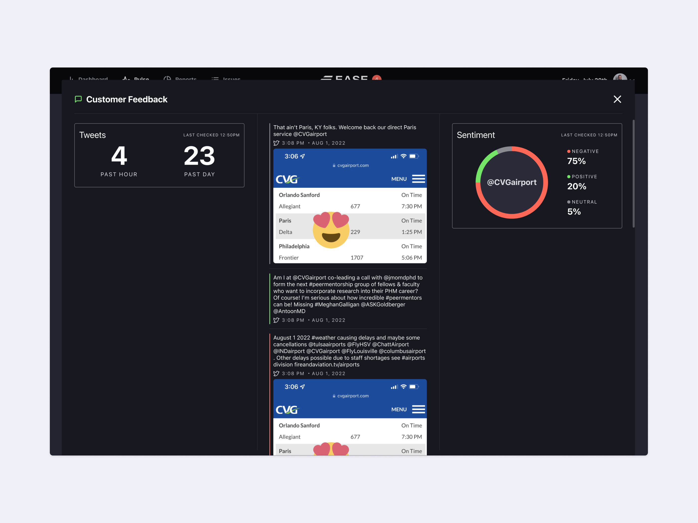 Customer Feedback | Taylor Lance's UX/UI Design Portfolio
