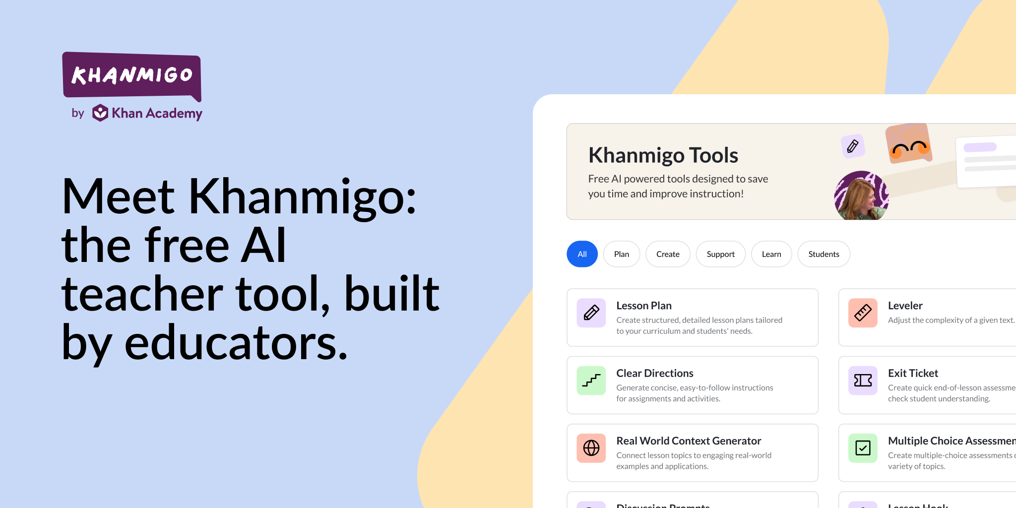 Khanmigo: Free, AI-powered teacher assistant by Khan Academy
