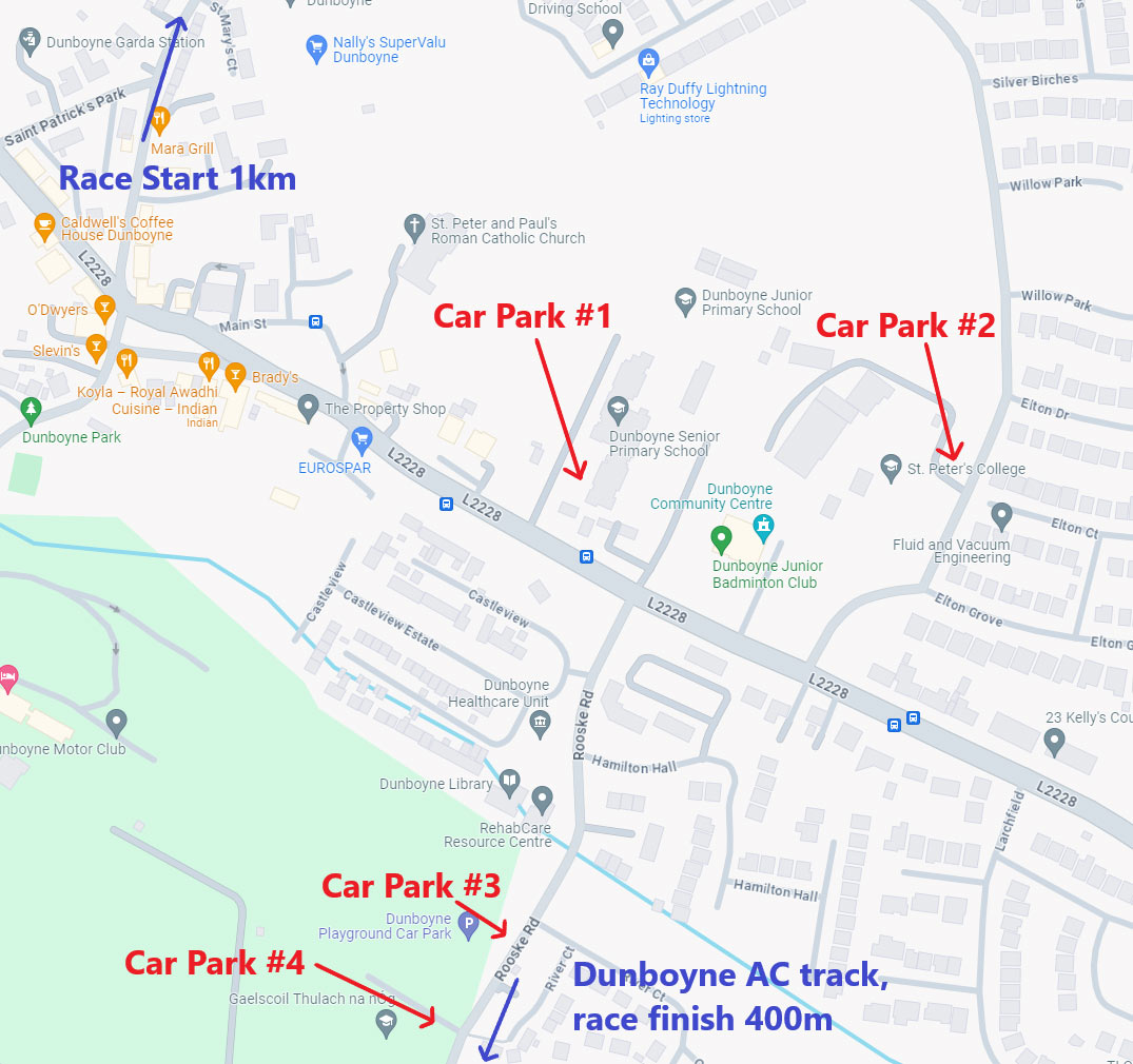 Dunboyne Races 2024 | Dunboyne 10k - Clonee 10k - Dunboyne Track 5k